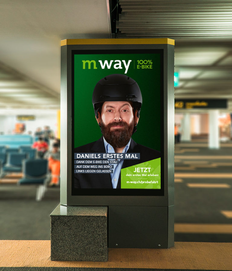 Gesamtkommunikation für m-way – Streuplan Zürich